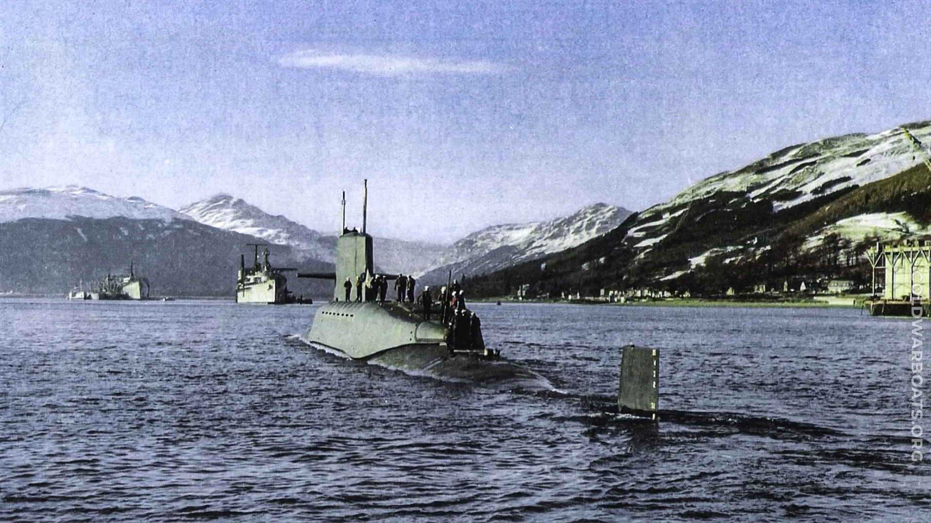 FIRST TIME ABOARD THE SSBN 598?