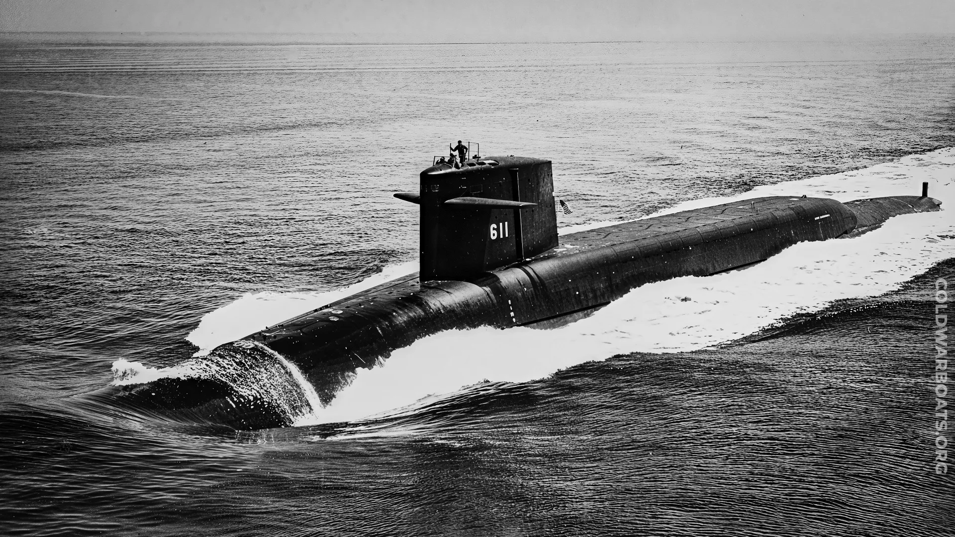 SSBN 611 Quarterdeck