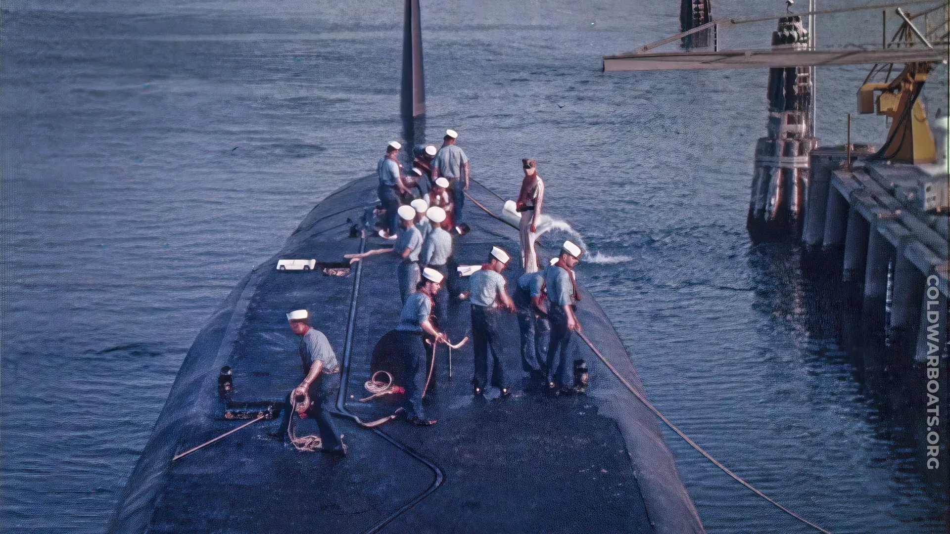 SSBN 626 Quarterdeck