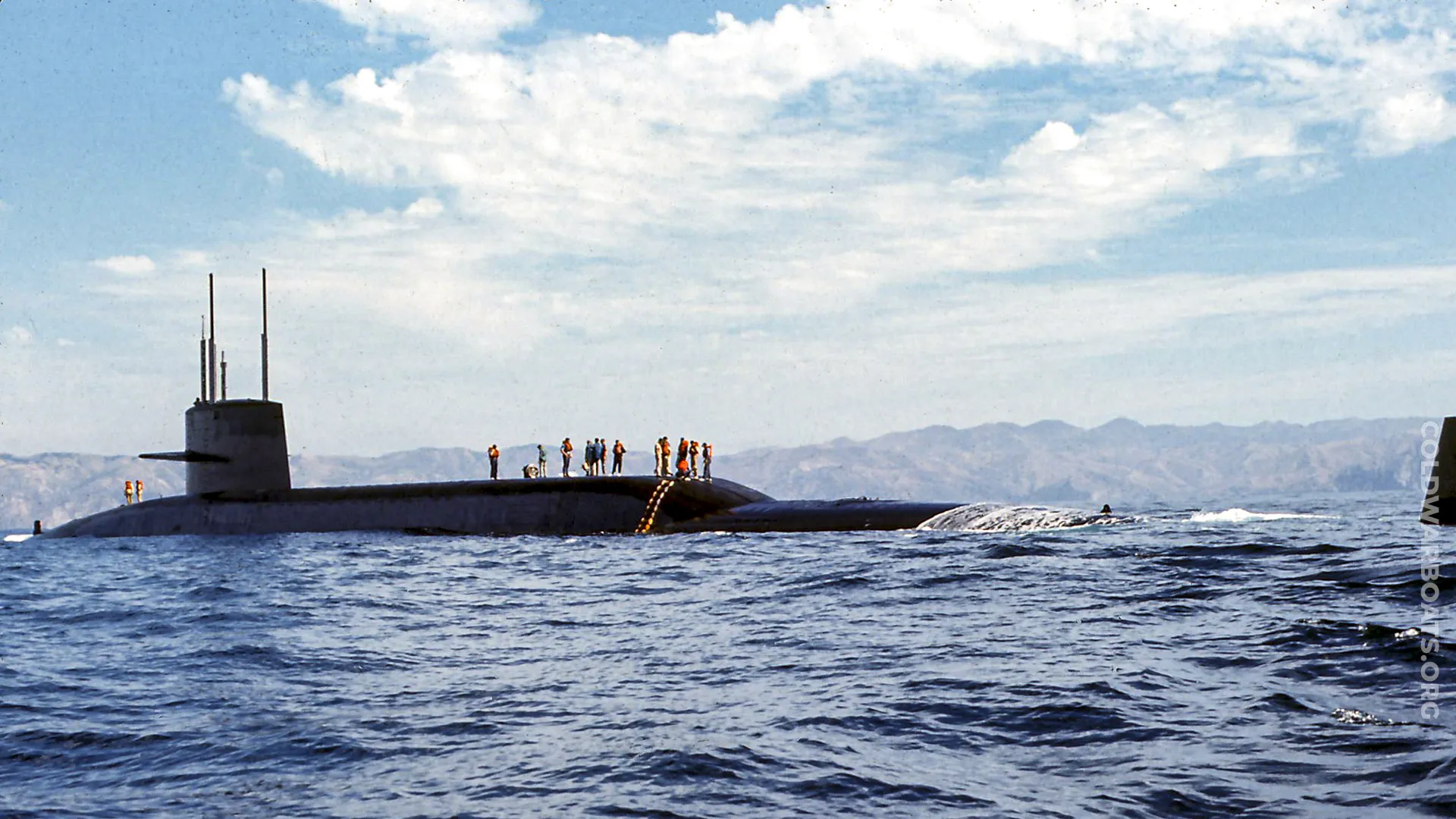 SSBN 644 Quarterdeck