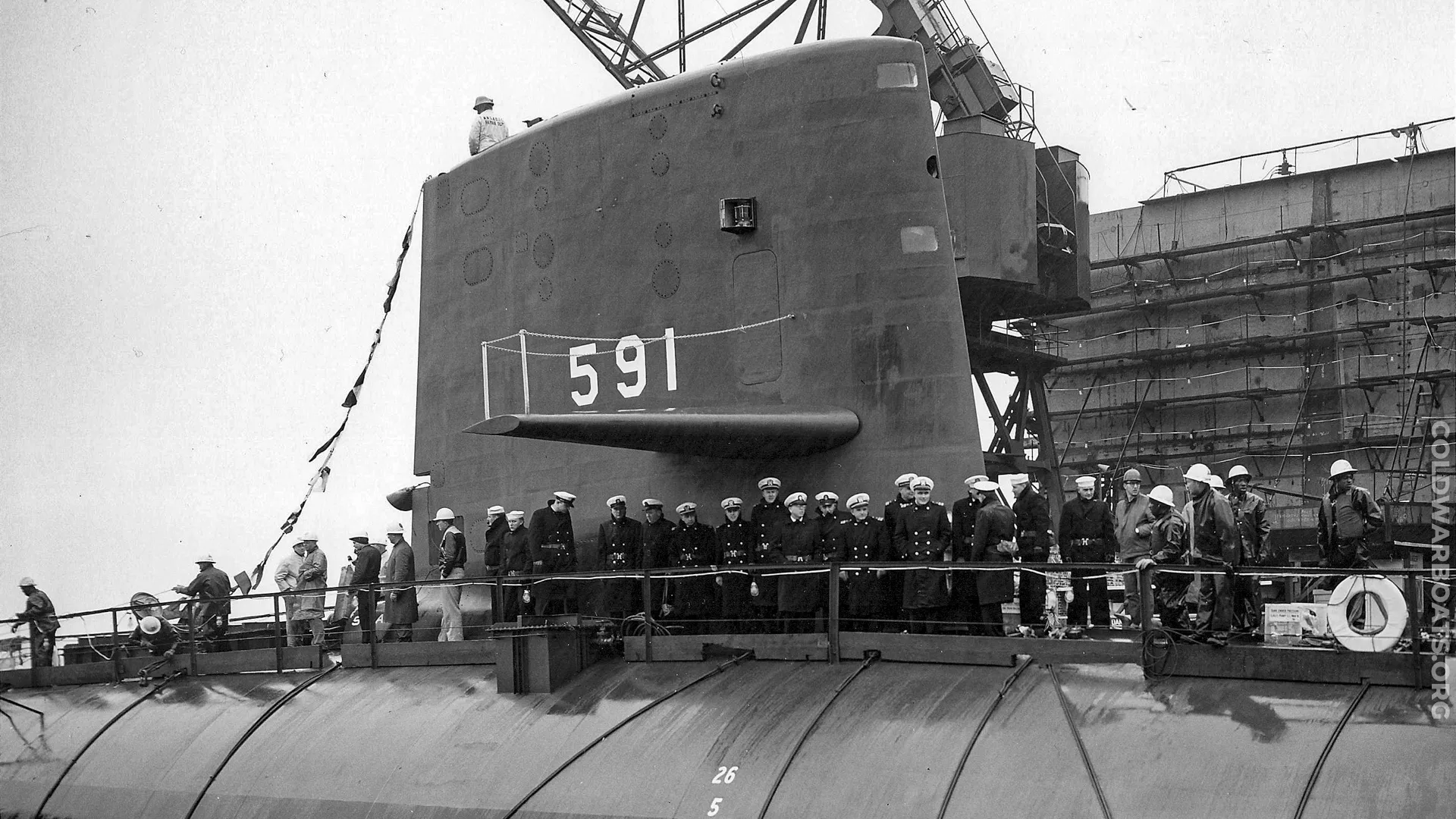 FIRST TIME ABOARD THE SSN 591?
